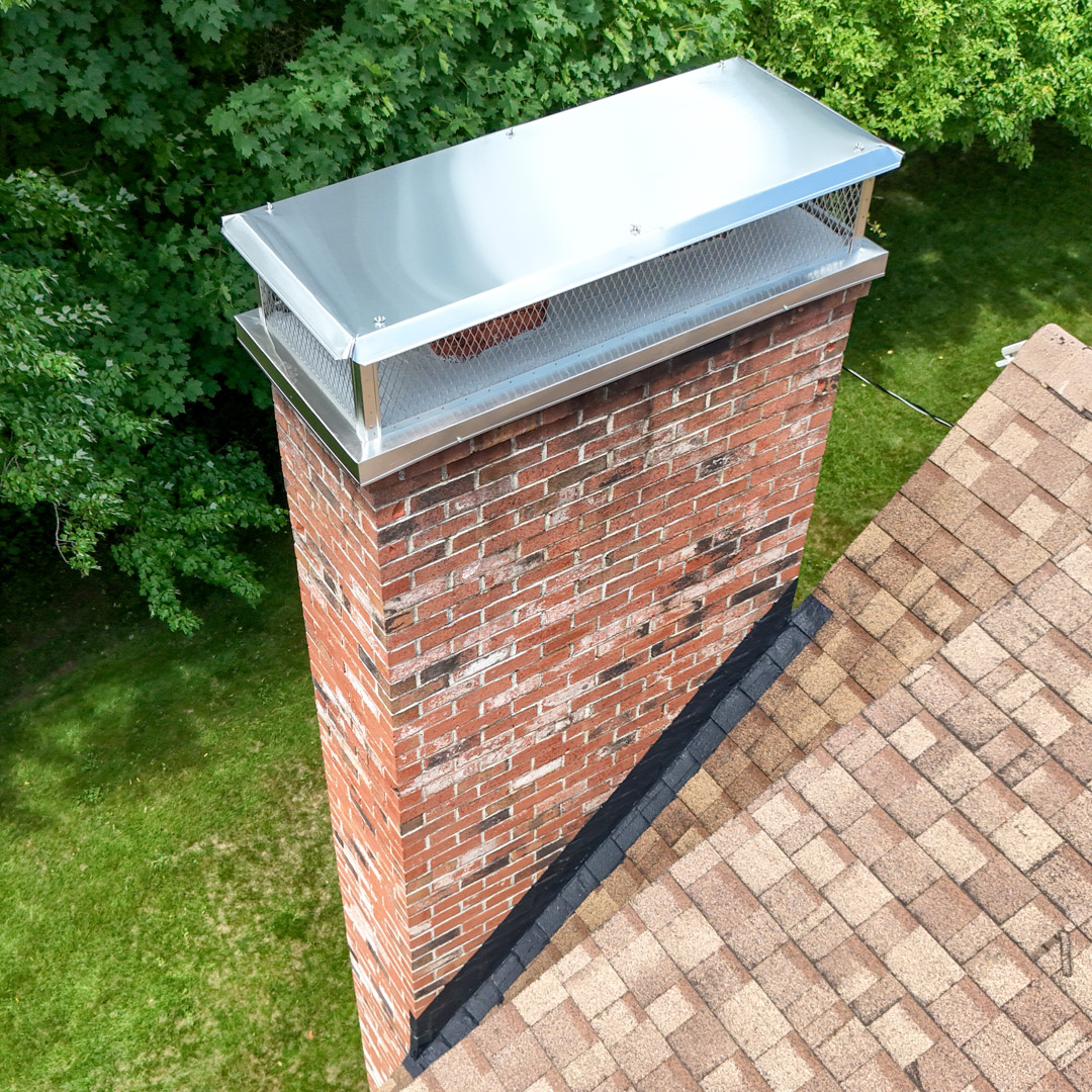 Full-Width Chimney Cap Installation | Preventing Chimney Leaks